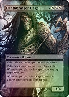 Deathbringer Liege Custom Altered Art Card For Edh Legacy non ...