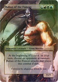 Ruhan of the Fomori Custom Altered Art Card For Edh Legacy non ...