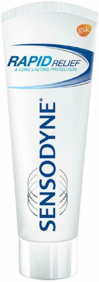 Sensodyne Sensitive Toothpaste Rapid Relief - 80 gm Pack of 2