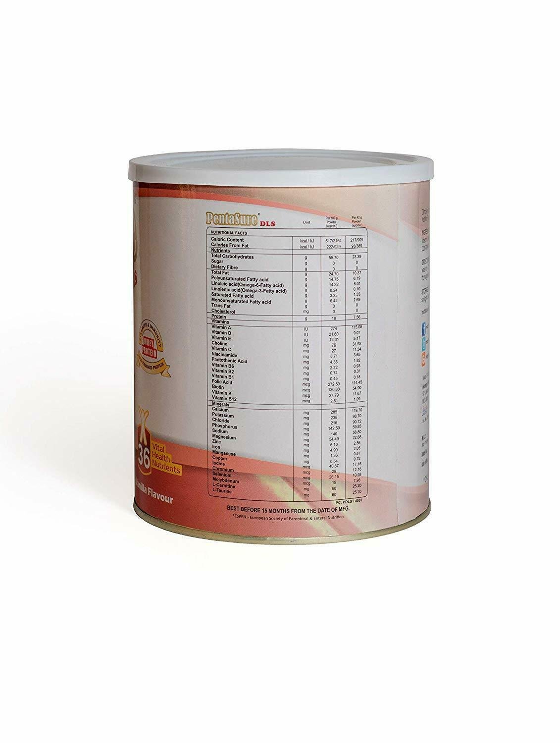 PENTASURE DLS Dialysis Care 400gVanilla For Renal Impairment & Dialysis ...