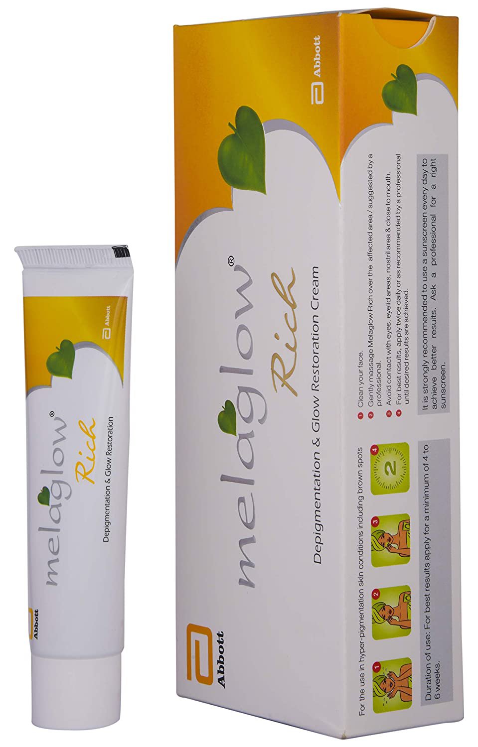 Melaglow Rich Depigmentation & Glow Restoration 20gm,Skin Brightening Cream