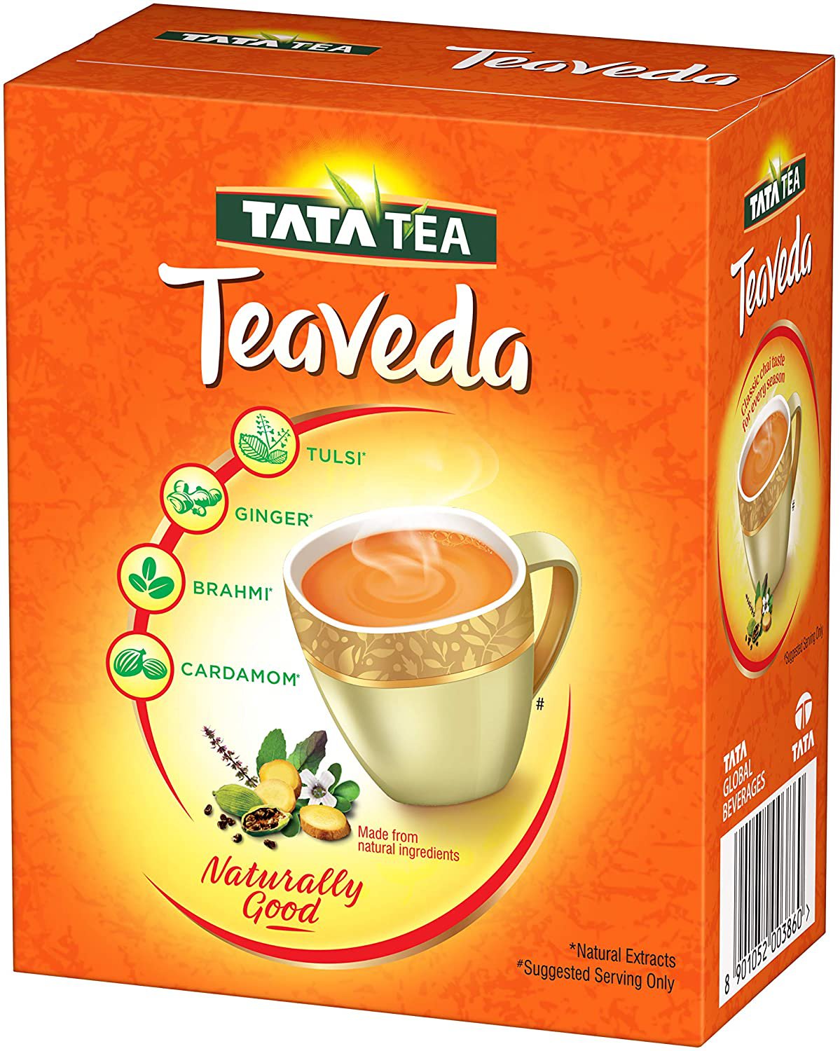 Tata Tea Teaveda 250gm Herbal Tea, With Tulsi, Ginger, Brahmi, Cardamom ...