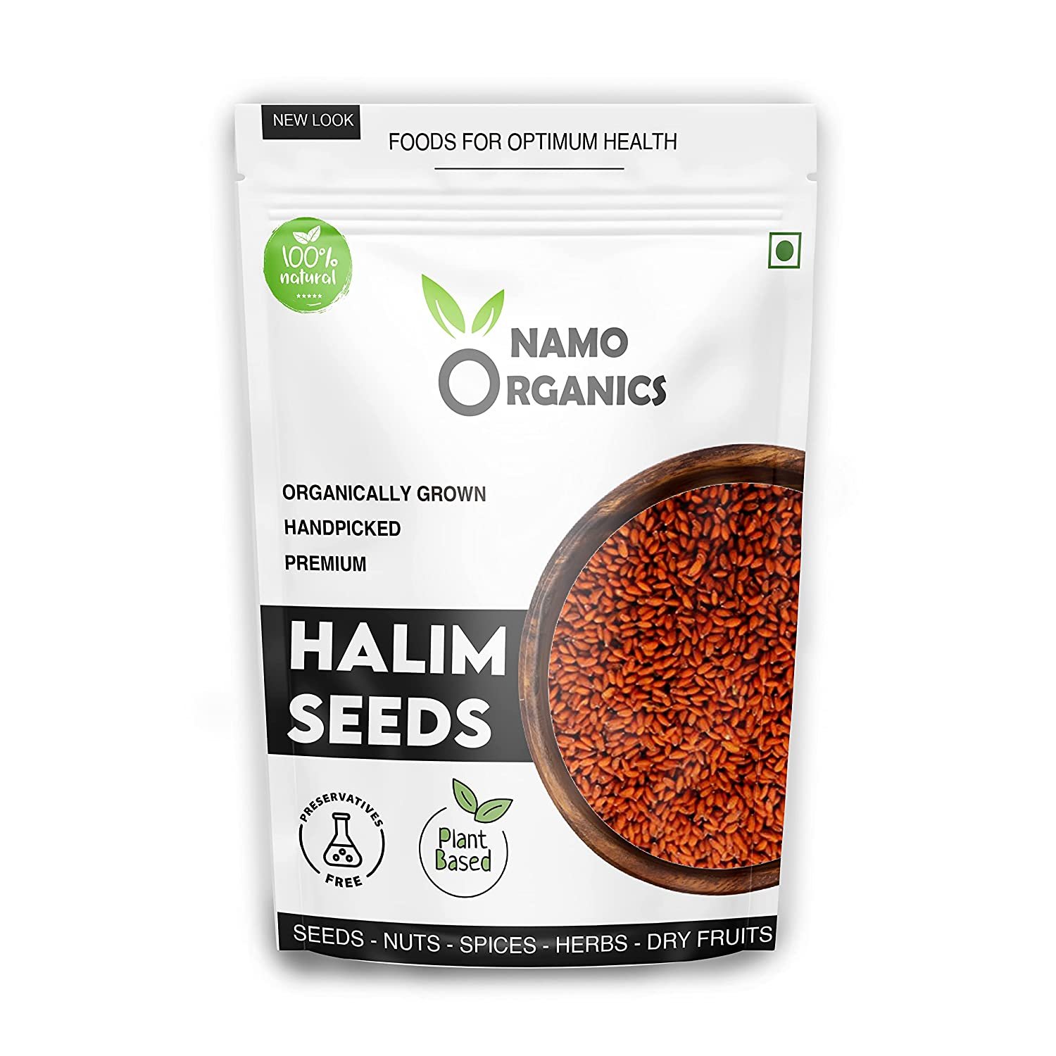 Organic Halim Seeds, Aliv Seeds For Eating, 400 gm Pack, Garden Cress Seeds
