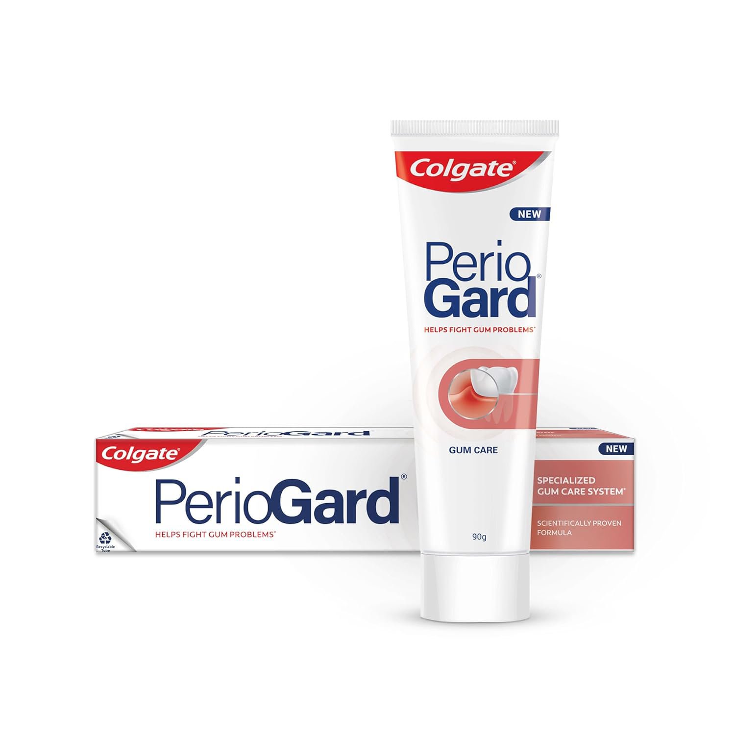 Colgate PerioGard Gum Care Toothpaste 90gm Pack of 2 Fight Gum Problems