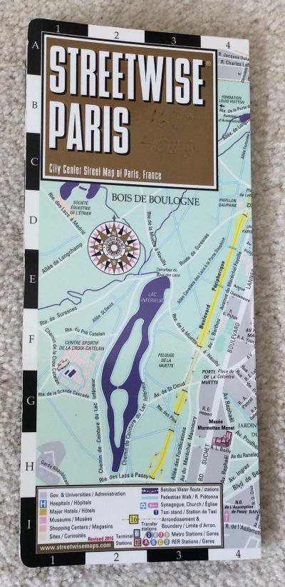 Streetwise Paris Map - Laminated City Center Street Map of Paris ...