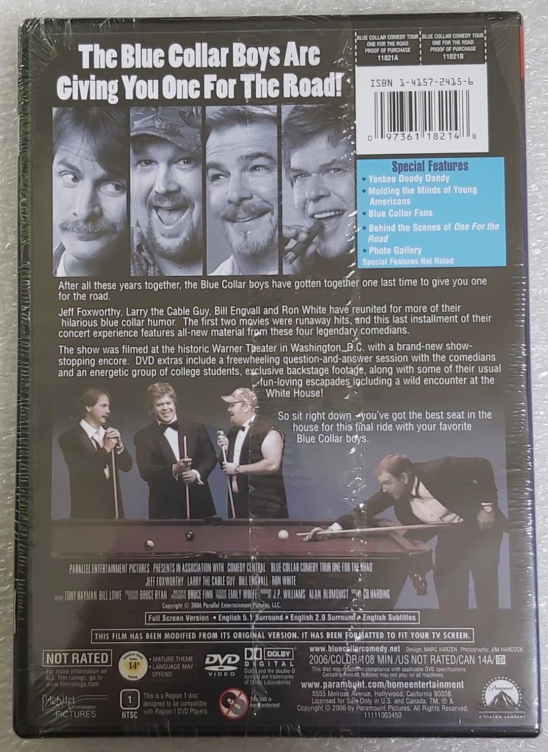 Blue Collar Comedy Tour -One for the Road DVD -Jeff Foxworthy, Larry the Cable Guy - Sealed