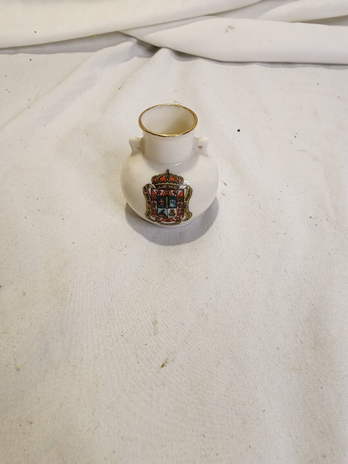 Vintage W.H. Goss Model Of Vase At Botanical Gardens Southport Mini Vase