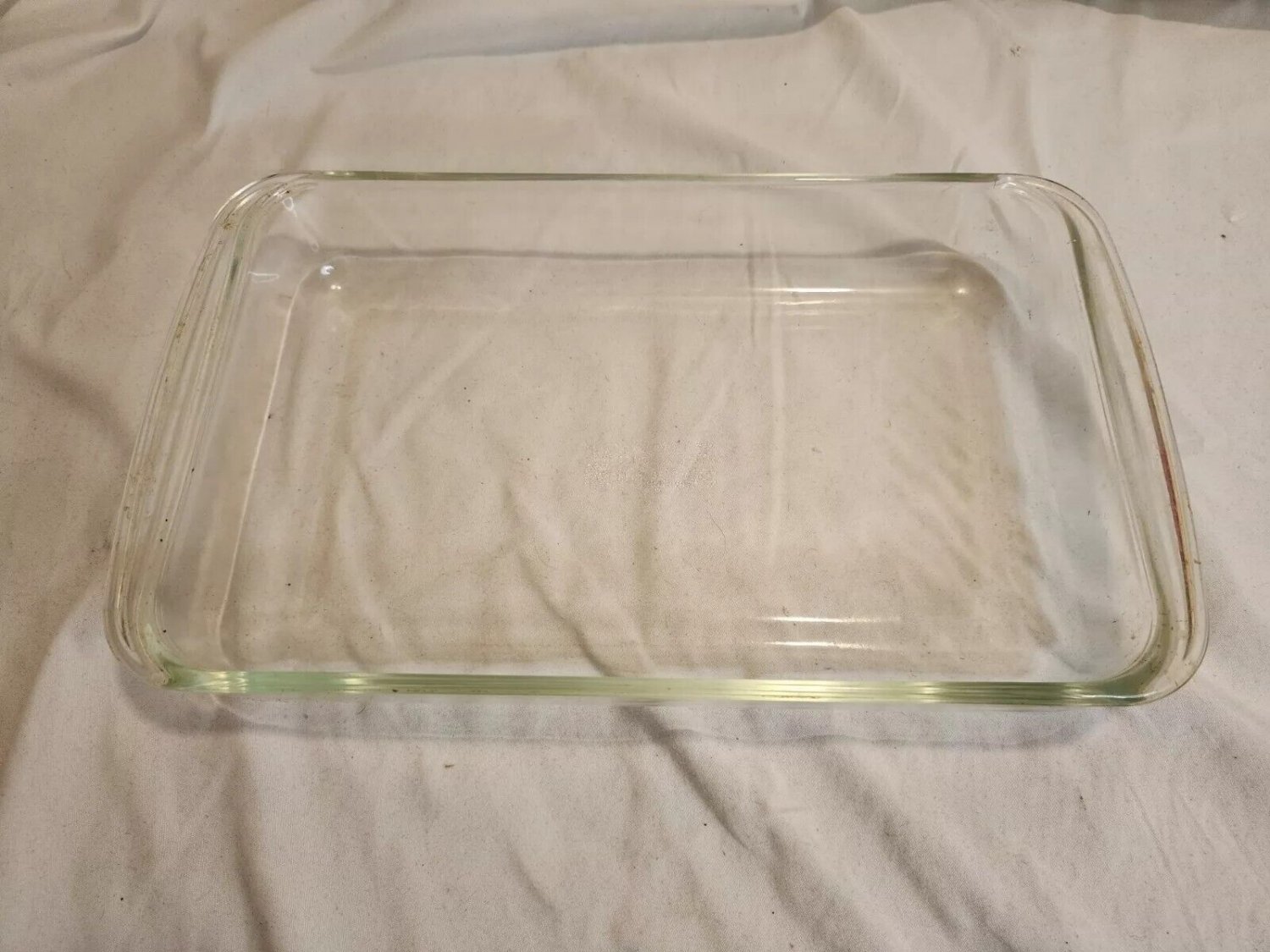 Vintage Pyrex Corning Ware 232 28x18x4 Clear Glass Baking Dish No Lid
