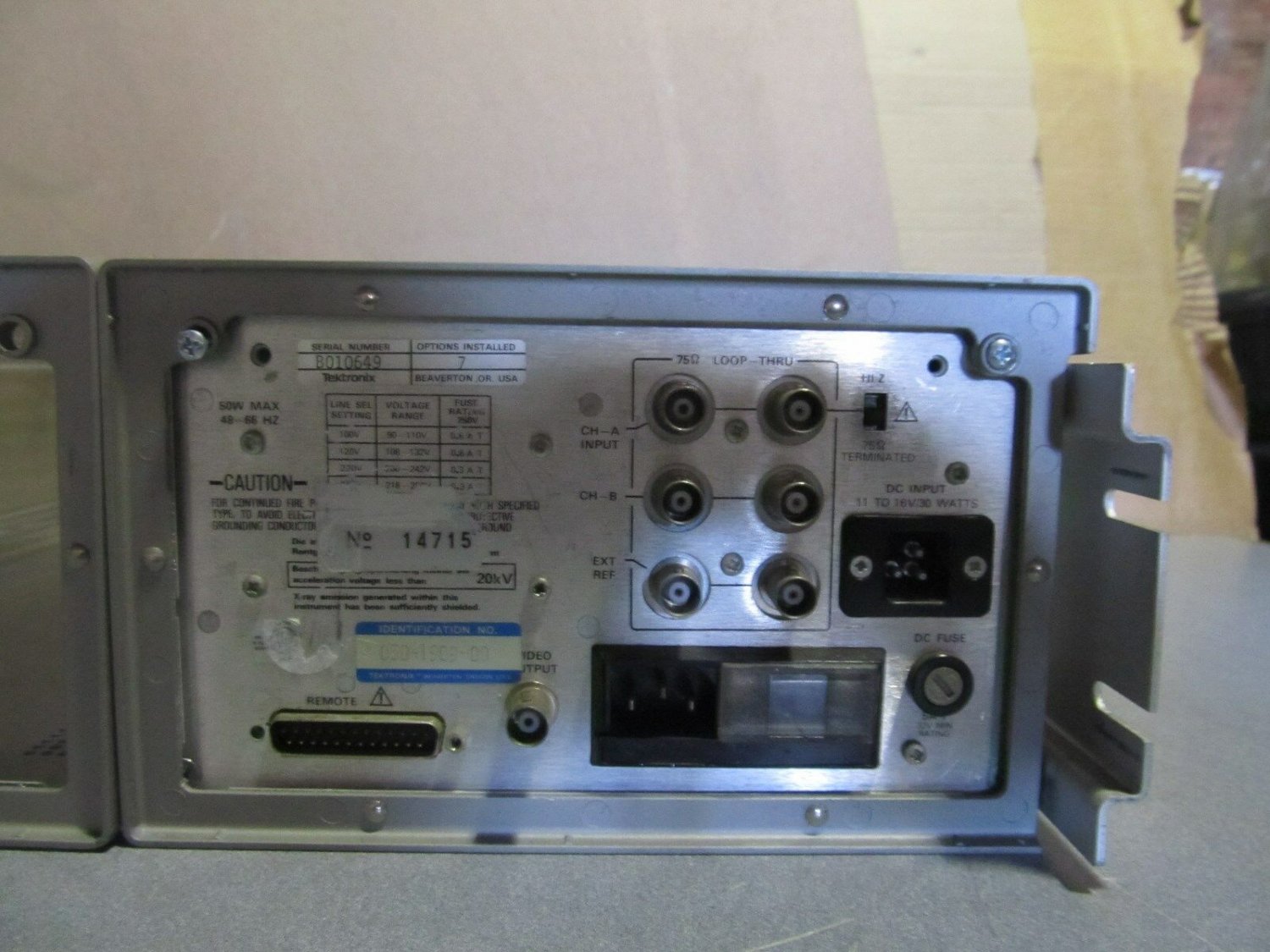 OEM tektronix 1740 waveform vector monitor