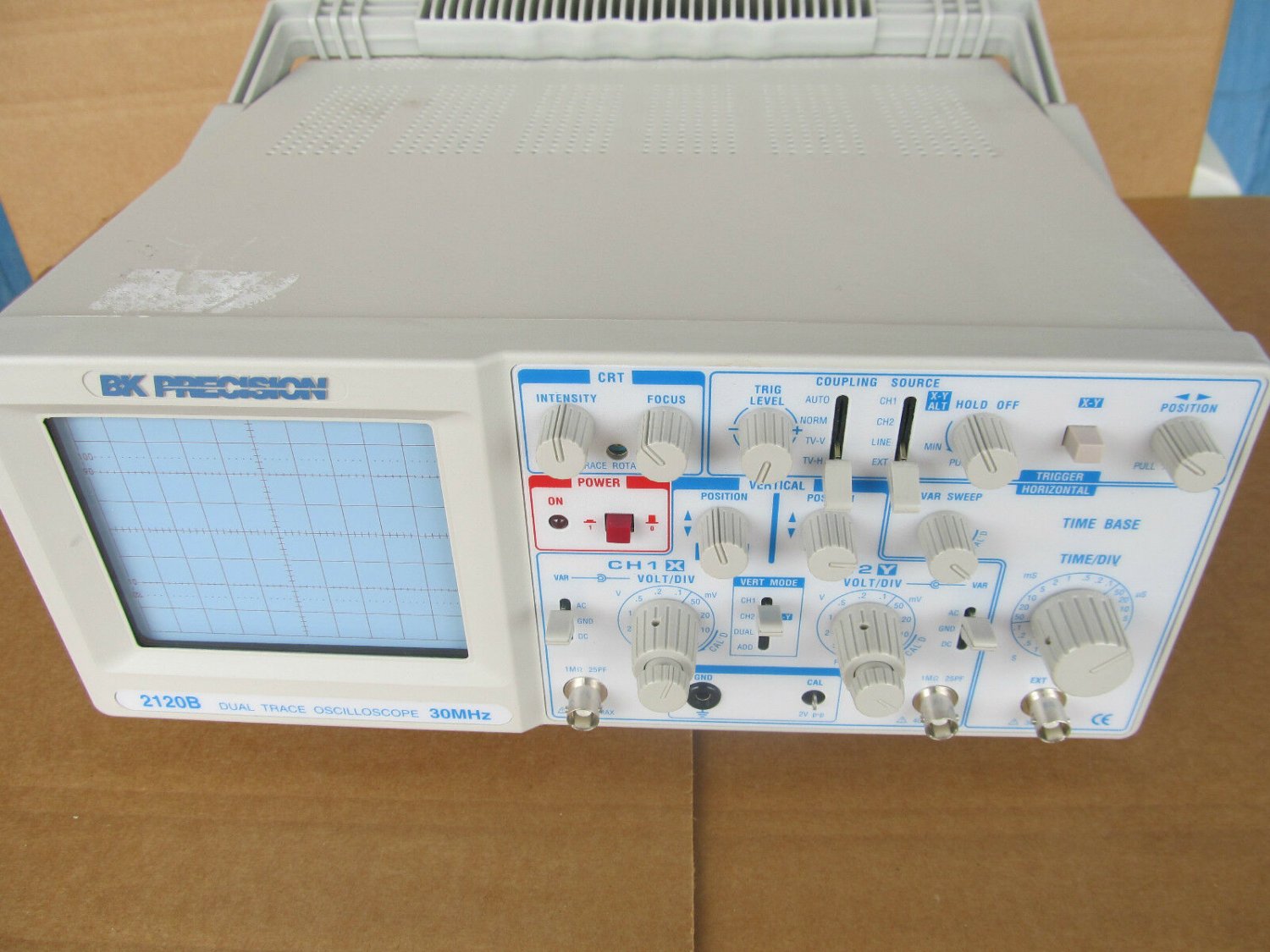 Genuine BK Precision Dual Trace Oscilloscope 30 MHz 2120B