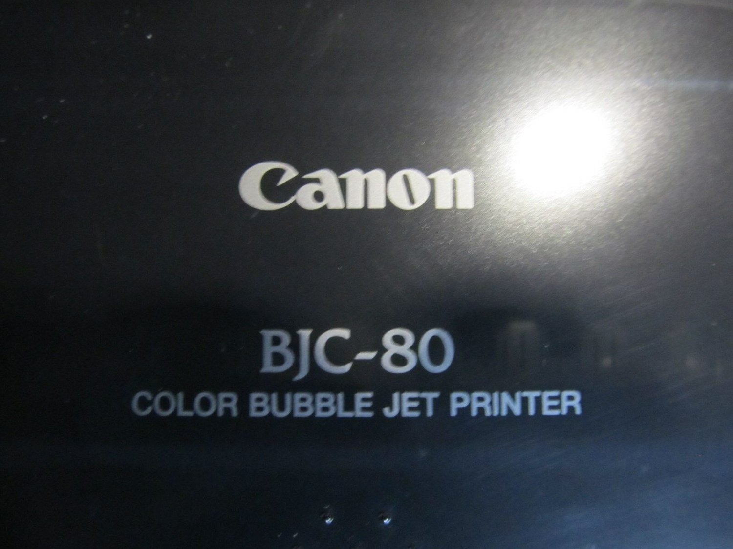 lot of 4 OEM canon color bubble jet BJC-80 Portable Printer