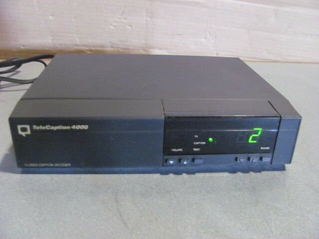 OEM telecaption 4000 closed caption decoder model NCI-4000