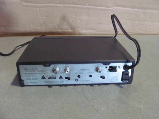 OEM telecaption 4000 closed caption decoder model NCI-4000