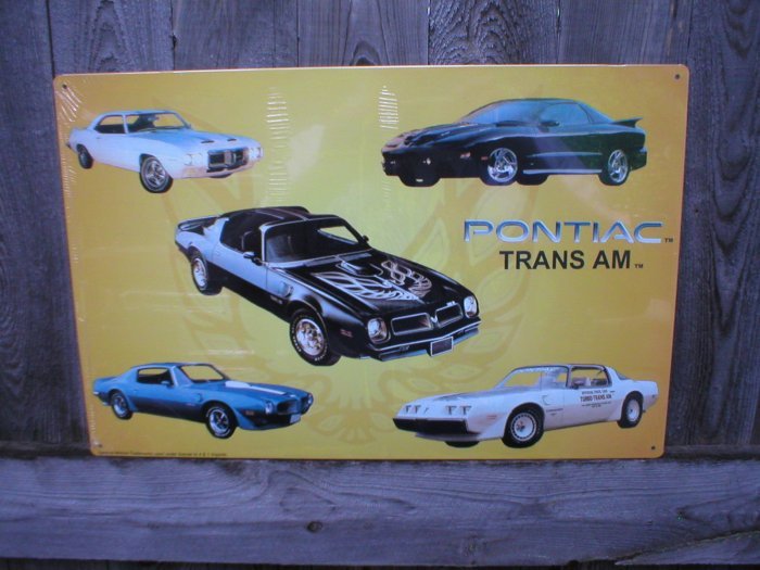PONTIAC TRANS AM TIN SIGN