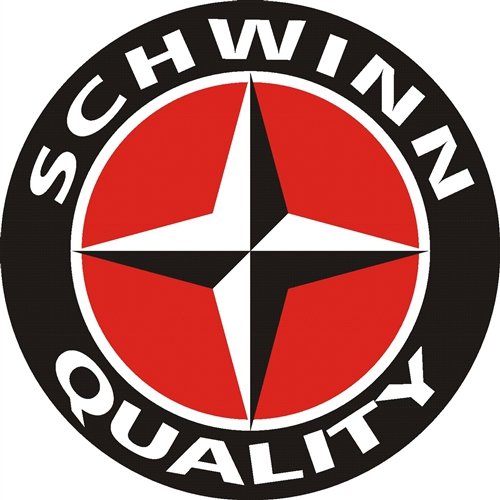 SCHWINN QUALITY HEAVY ROUND BAKED ENAMEL SIGN 25.5" NEW