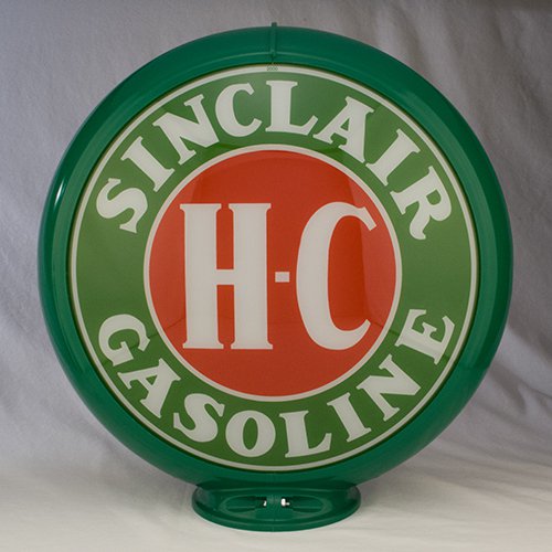 SINCLAIR HC GAS PUMP GLOBE GLASS LENSES gas oil filling station