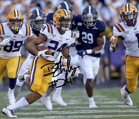 DEREK STINGLEY JR SIGNED PHOTO 8X10 RP AUTOGRAPHED LSU TIGERS FOOTBALL