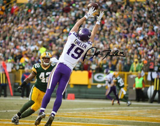 ADAM THIELEN SIGNED PHOTO 8X10 RP AUTOGRAPHED MINNESOTA VIKINGS
