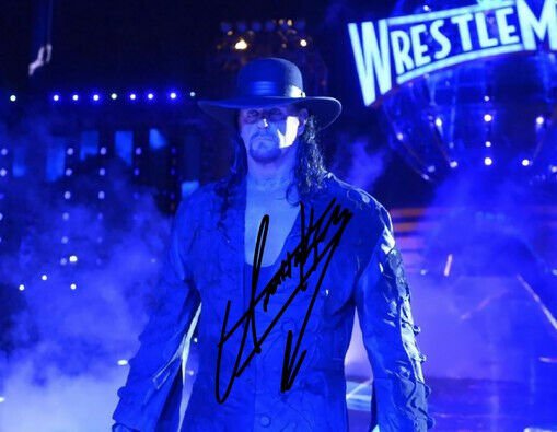 * THE UNDERTAKER SIGNED PHOTO 8X10 RP AUTOGRAPHED WWE WRESTLING ...