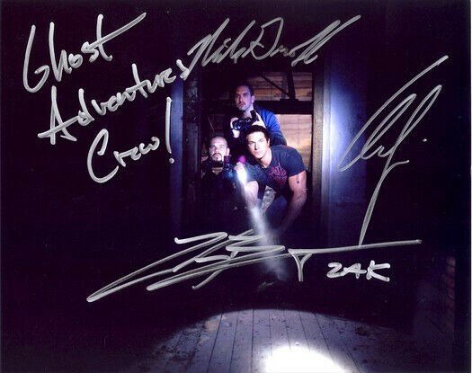 GHOST ADVENTURES CAST SIGNED POSTER PHOTO 8X10 RP AUTOGRAPHED ZAK ...