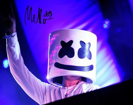 DJ MARSHMELLO SIGNED POSTER PHOTO 8X10 RP AUTOGRAPHED CHRIS COMSTOCK DOTCOM