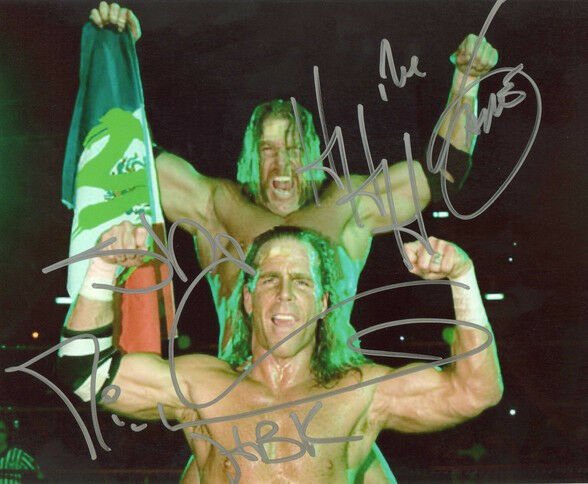 SHAWN MICHAELS TRIPLE H SIGNED PHOTO 8X10 RP AUTO AUTOGRAPHED WWE ...