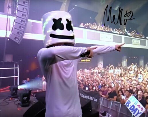 * DJ MARSHMELLO SIGNED POSTER PHOTO 8X10 RP AUTOGRAPHED CHRIS COMSTOCK ...