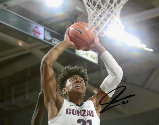 RUI HACHIMURA SIGNED PHOTO 8X10 RP AUTOGRAPHED GONZAGA BULLDOGS DUNK