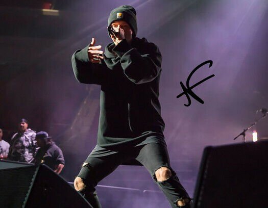 RAPPER NF SIGNED PHOTO 8X10 RP AUTOGRAPHED NATE FEUERSTEIN