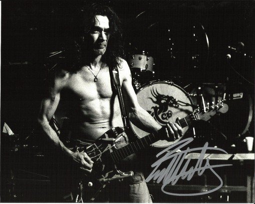 EDDIE VAN HALEN SIGNED PHOTO 8X10 RP AUTOGRAPHED PICTURE