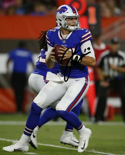 * JOSH ALLEN SIGNED PHOTO 8X10 RP AUTO AUTOGRAPHED ** BUFFALO BILLS NFL