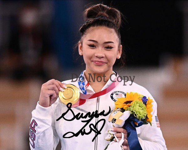 SUNISA SUNI LEE SIGNED PHOTO 8X10 RP AUTOGRAPHED OLYMPIC GYMNASTICS USA