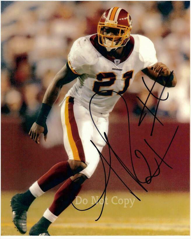 SEAN TAYLOR SIGNED PHOTO 8X10 RP AUTO AUTOGRAPHED WASHINGTON MIAMI ...