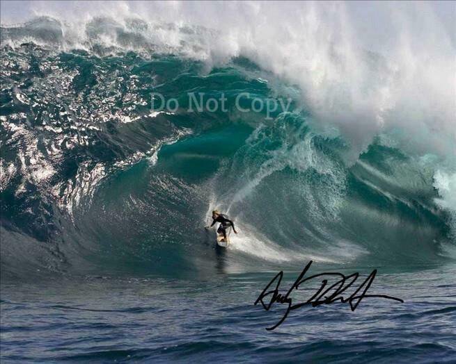 ANDY IRONS SIGNED POSTER PHOTO 8X10 RP AUTOGRAPHED PICTURE SURFING LEGEND