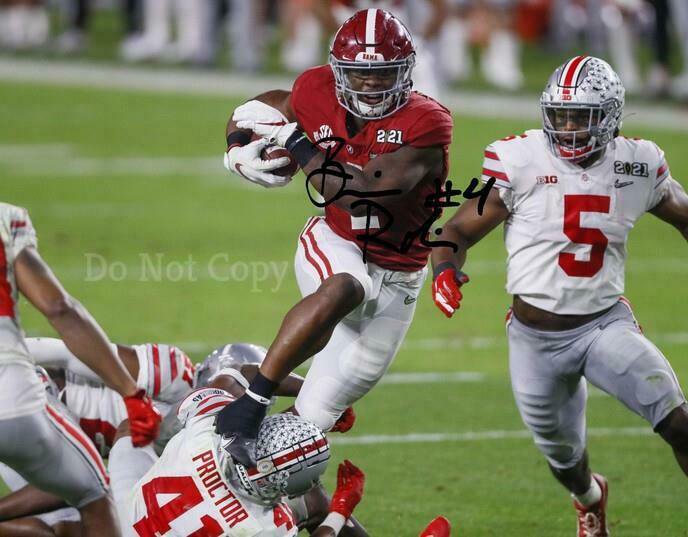 BRIAN ROBINSON JR SIGNED PHOTO 8X10 RP AUTOGRAPHED PICTURE ALABAMA ...