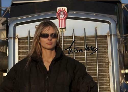 LISA KELLY SIGNED PHOTO 8X10 RP AUTOGRAPHED ICE ROAD TRUCKERS