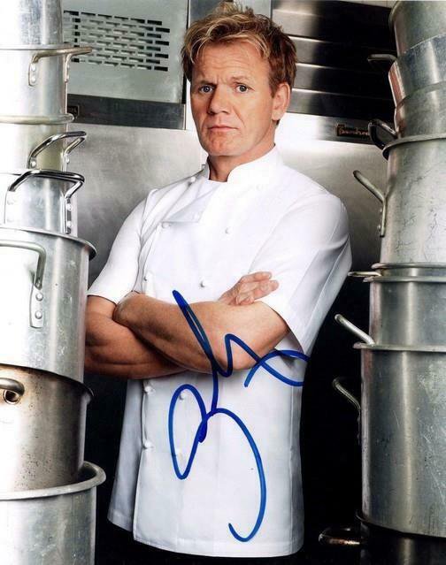 CHEF GORDON RAMSAY SIGNED PHOTO 8X10 RP AUTOGRAPHED PICTURE