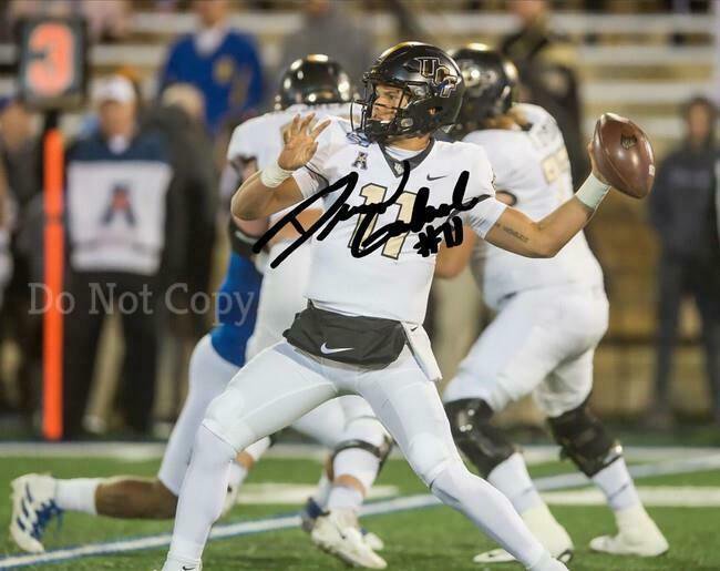 DILLON GABRIEL SIGNED PHOTO 8X10 RP AUTOGRAPHED UCF KNIGHTS CENTRAL FLORIDA