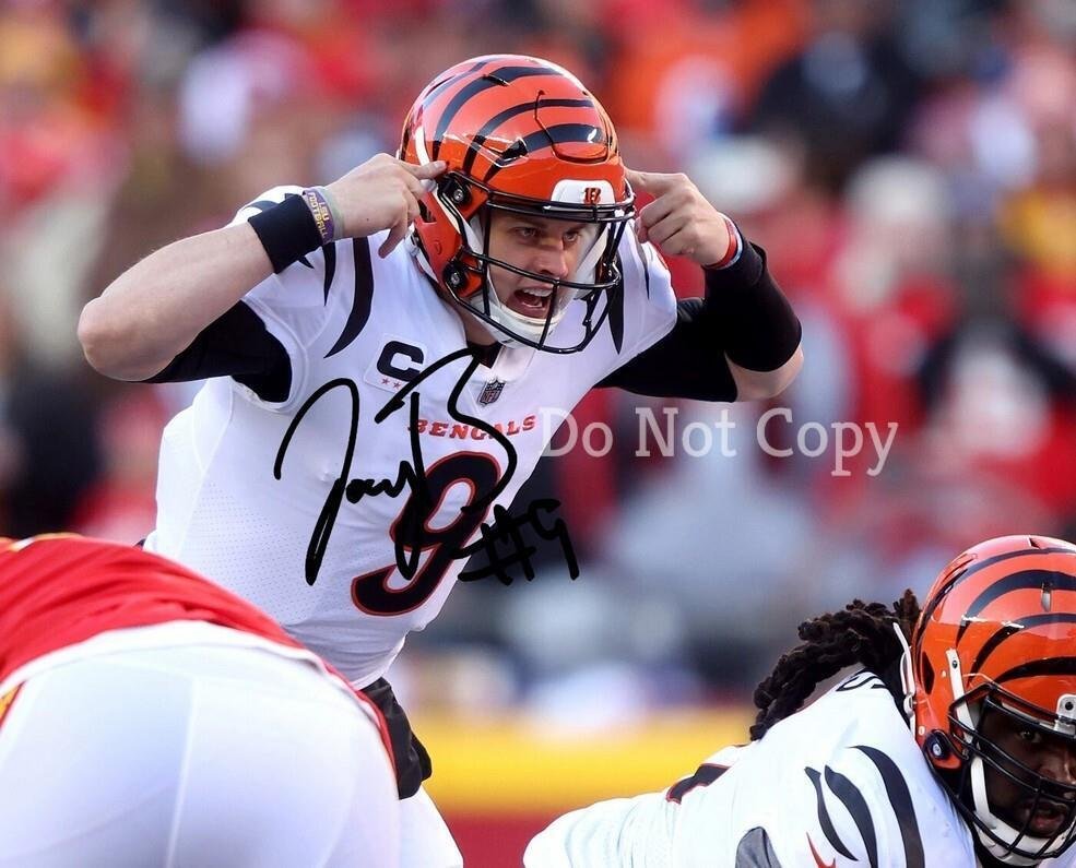 JOE BURROW SIGNED PHOTO 8X10 RP AUTOGRAPHED PICTURE CINCINNATI BENGALS NFL