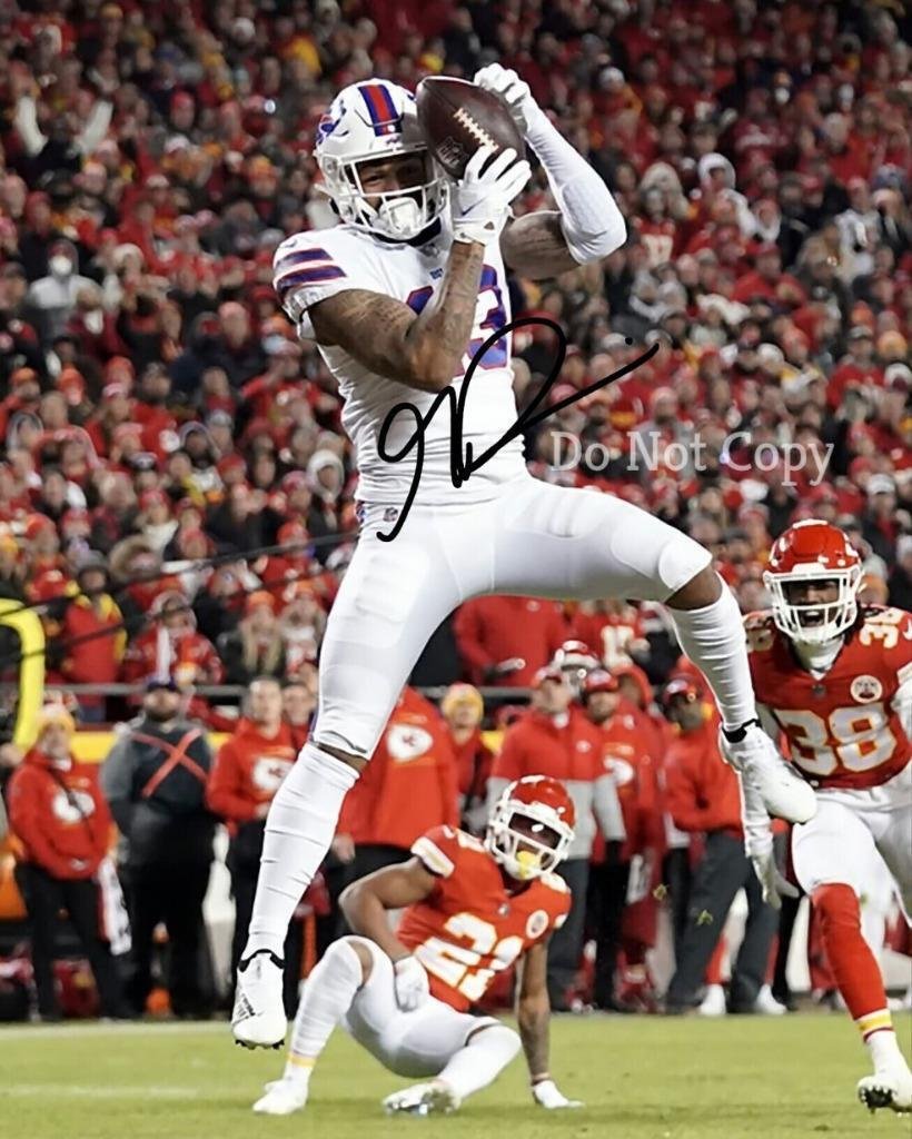 GABRIEL GABE DAVIS SIGNED PHOTO 8X10 RP AUTOGRAPHED PICTURE BUFFALO BILLS