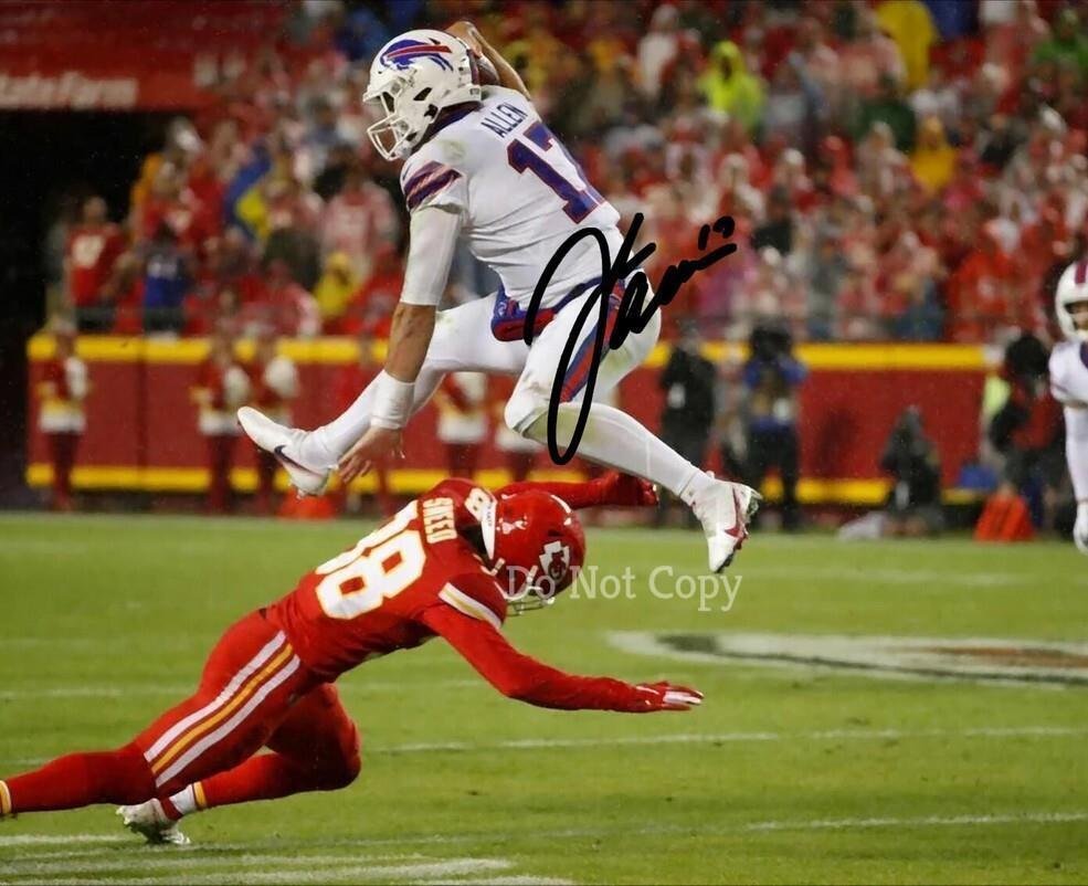 JOSH ALLEN SIGNED PHOTO 8X10 RP AUTOGRAPHED PICTURE * BUFFALO BILLS