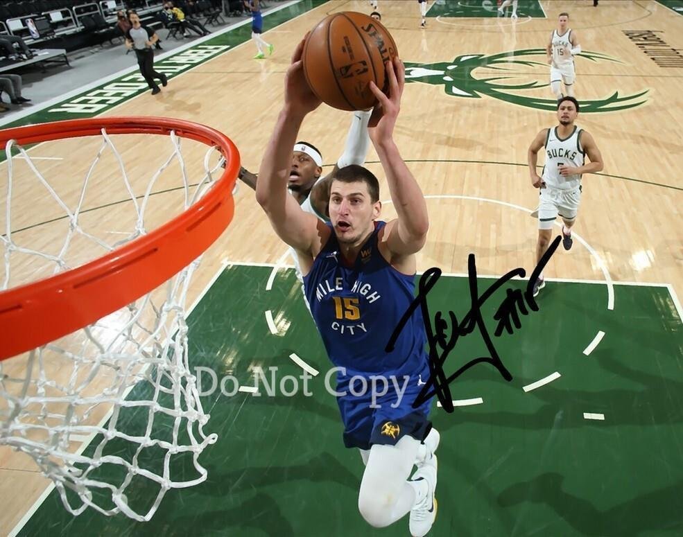 * NIKOLA JOKIC SIGNED PHOTO 8X10 RP AUTOGRAPHED PICTURE DENVER NUGGETS