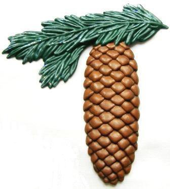 Pine Cone| Refrigerator Magnet | Custom Handpainted Magnets | Seasonal ...