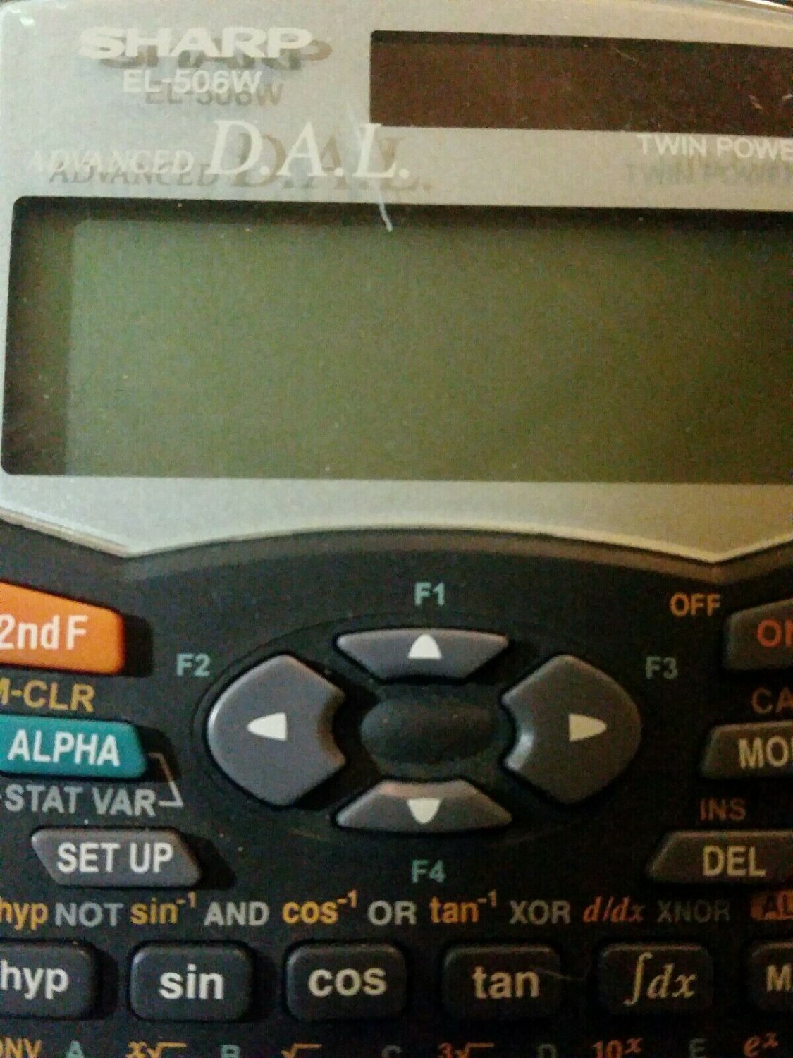 Sharp EL-506W Advanced D.A.L. Scientific Calculator With Cover Free Shipping