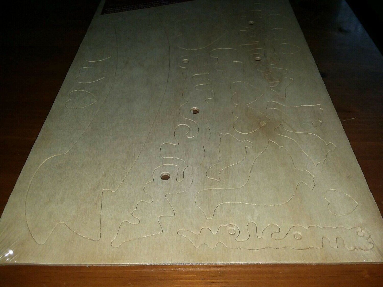 Wood punch out craft Welcome & Duck Mill store products country ...