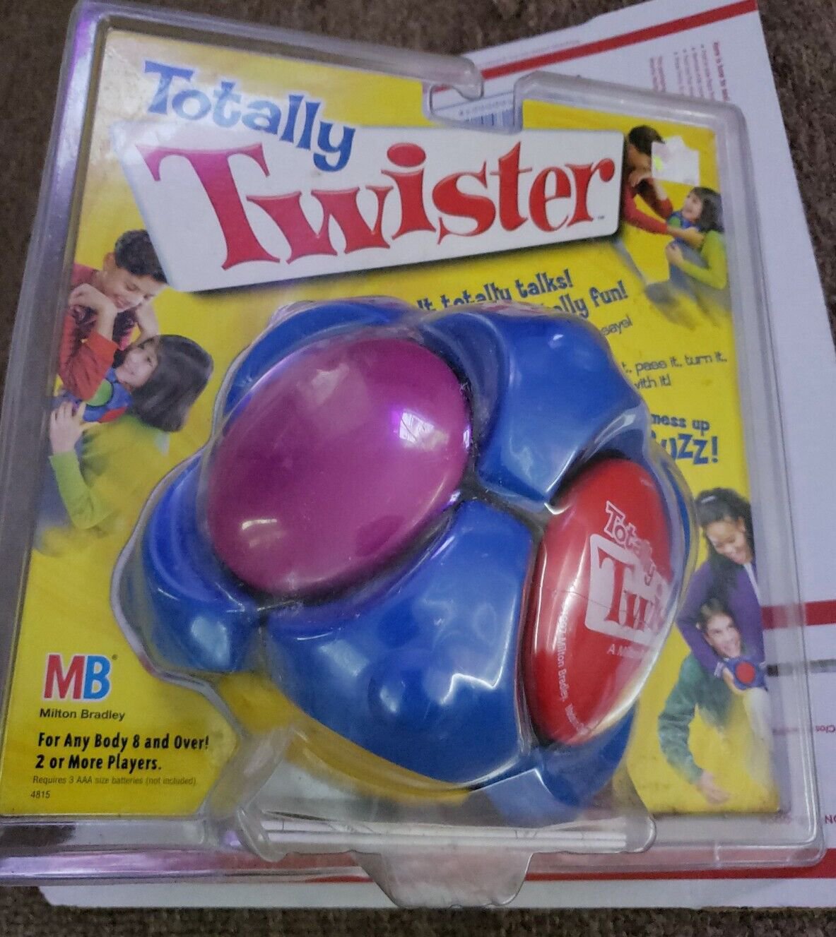 Milton Bradley Totally Twister Cube 1997 Vintage Game - 3 Games 3 Skill ...