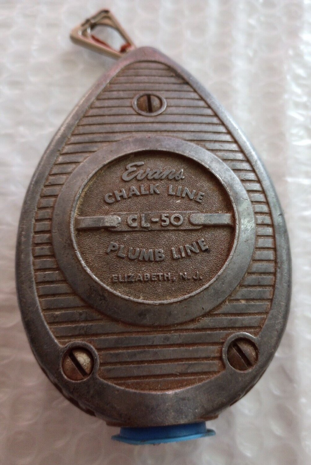 Vintage Evans Chalk Line CL-50 Plumb Line Made In USA Elizabeth, New ...