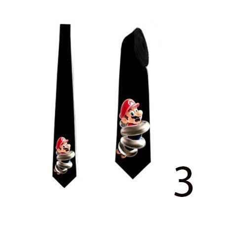 Tie with super mario custom design