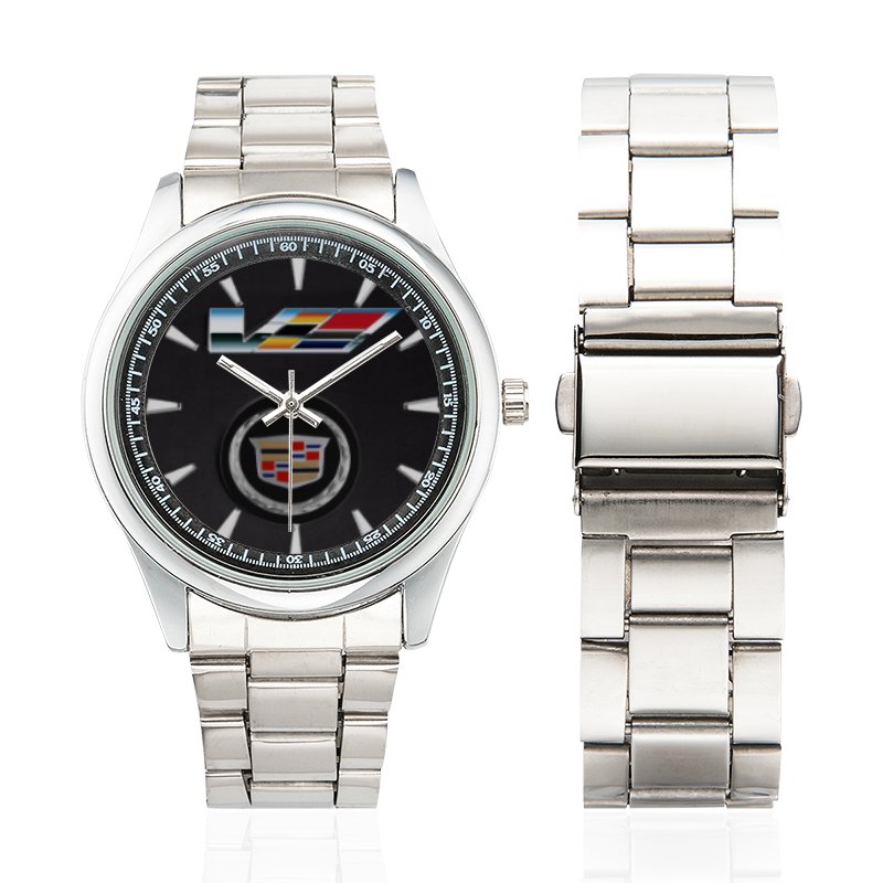 New Cadillac CTS Symbol Watch Unisex Watches Women Men's Stainless ...