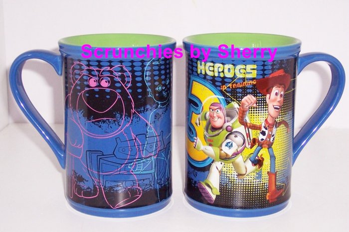 Disney Store Toy Story 3 Buzz Tea Coffee Mug Blue NEW